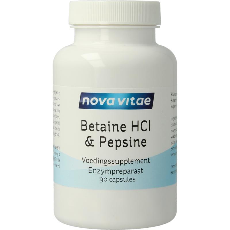 Betaine HCI met pepsine | Natuurlijkbesteld.nl