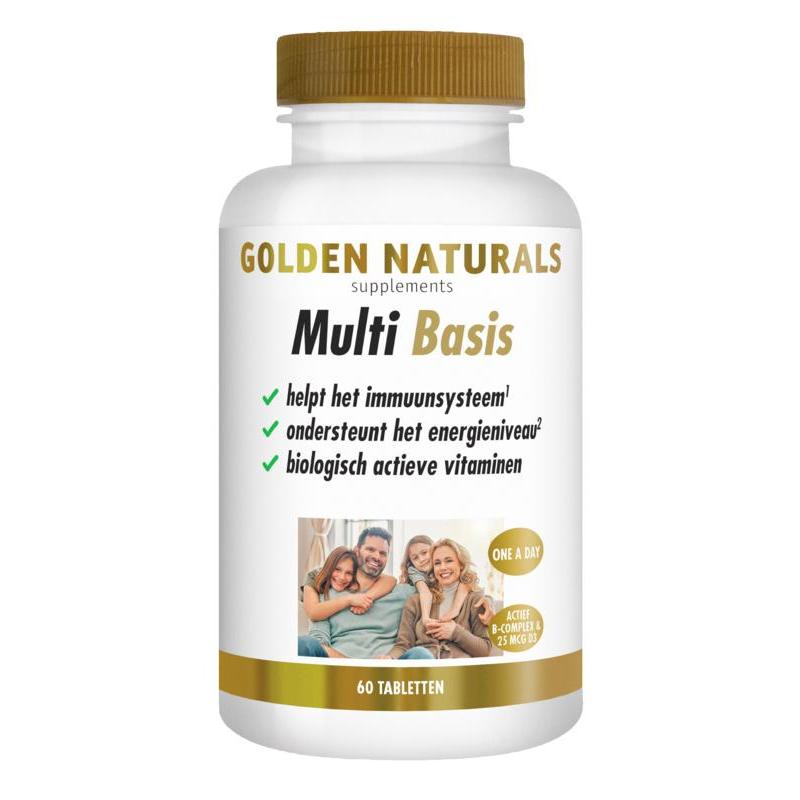 Golden Naturals Multi basis (60 tabletten) | Natuurlijkbesteld.nl