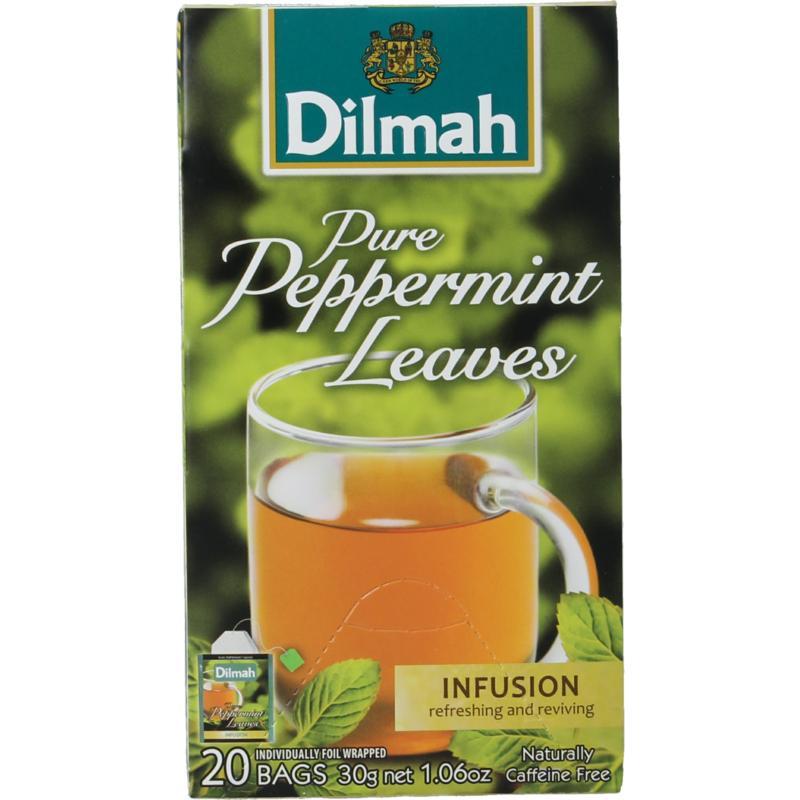 Peppermint tea herbal infusion | Natuurlijkbesteld.nl