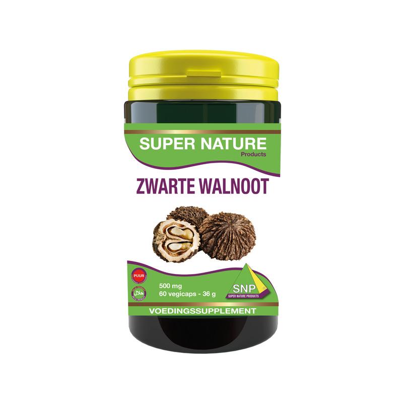 Zwarte walnoot 500mg | Natuurlijkbesteld.nl