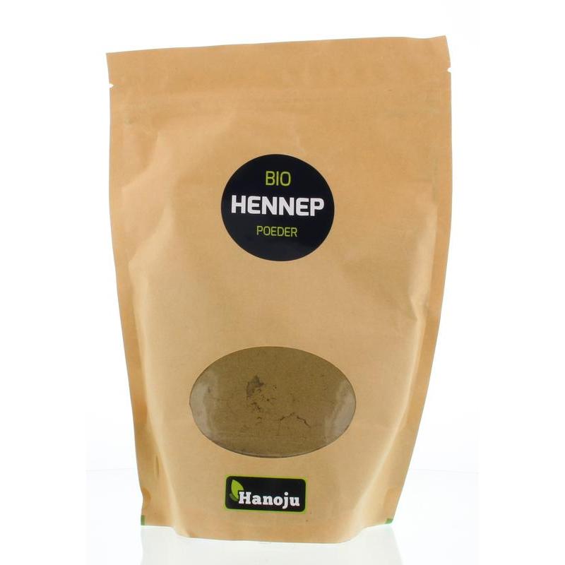 Hennep poeder paper bag bio | Natuurlijkbesteld.nl