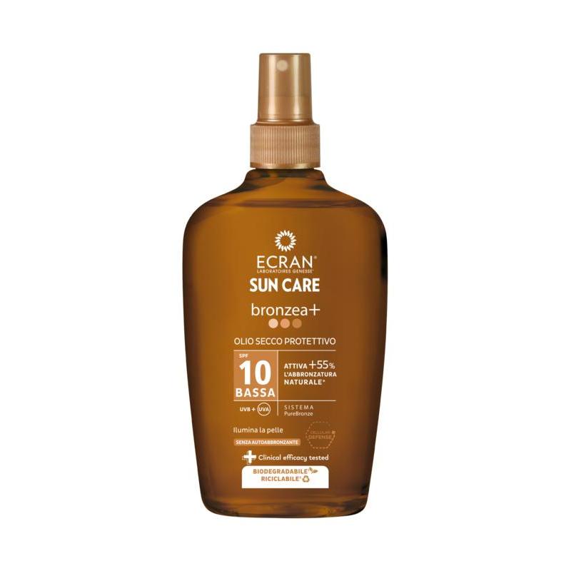 Ecran Suncare bronzea carrot oil SPF10 (200 ml) | Natuurlijkbesteld.nl