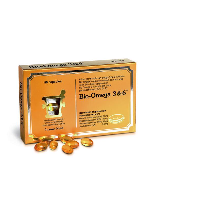 Pharma Nord Bio omega 3 & 6 (90 capsules) | Natuurlijkbesteld.nl