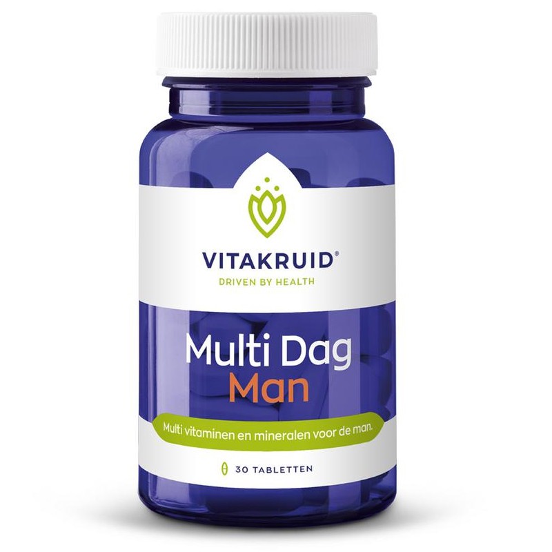 Vitakruid Multi Dag Man (30 tabletten) | Natuurlijkbesteld.nl