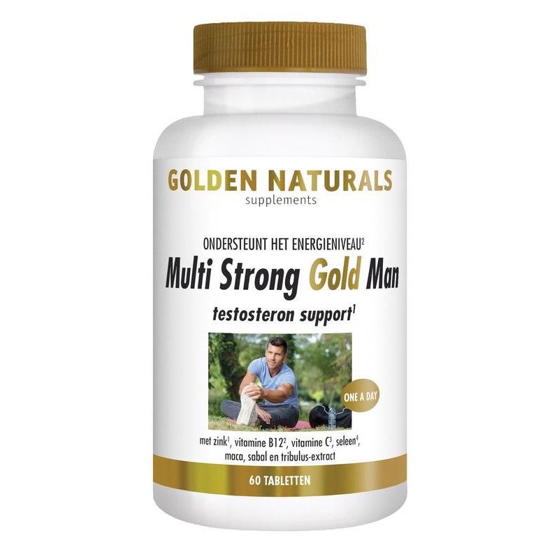 Golden Naturals Multi man (60 tabletten) | Natuurlijkbesteld.nl