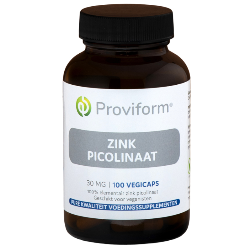 Proviform Zink picolinaat 30mg (100 capsules) | Natuurlijkbesteld.nl