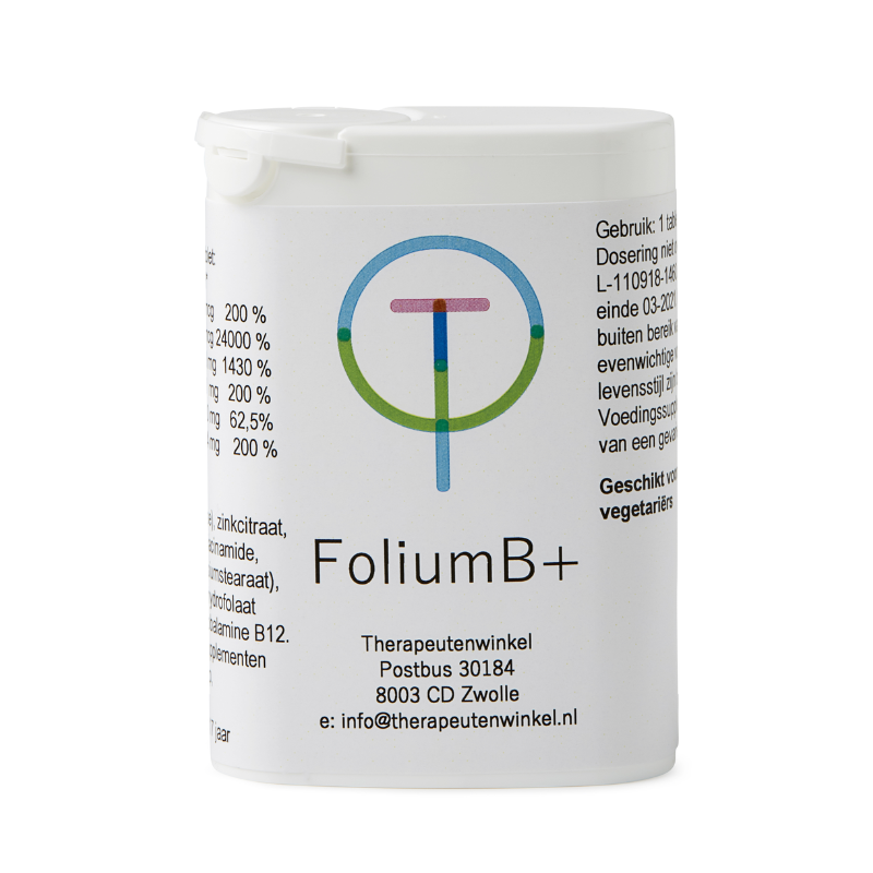 Therapeutenwinkel Folium B+ (70 tabletten) | Natuurlijkbesteld.nl